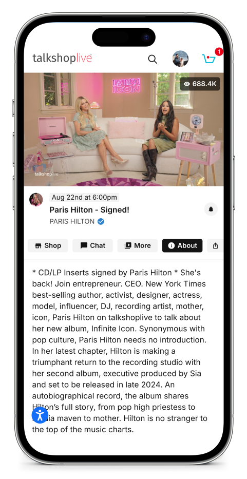 TalkShopLive Show View – TalkShopLive